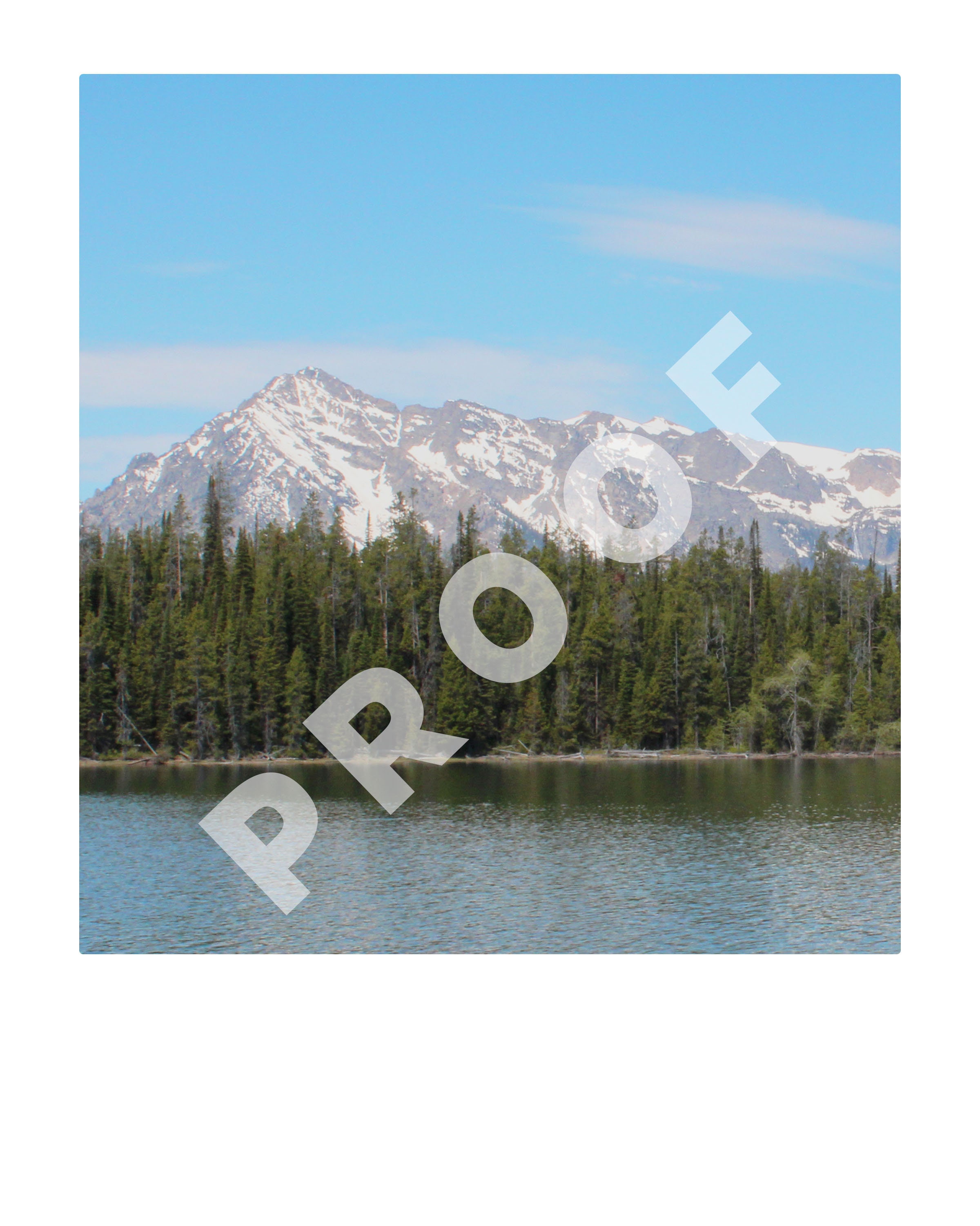 National Park Polaroid Posters (set of 3) | Grand Teton National Park ...