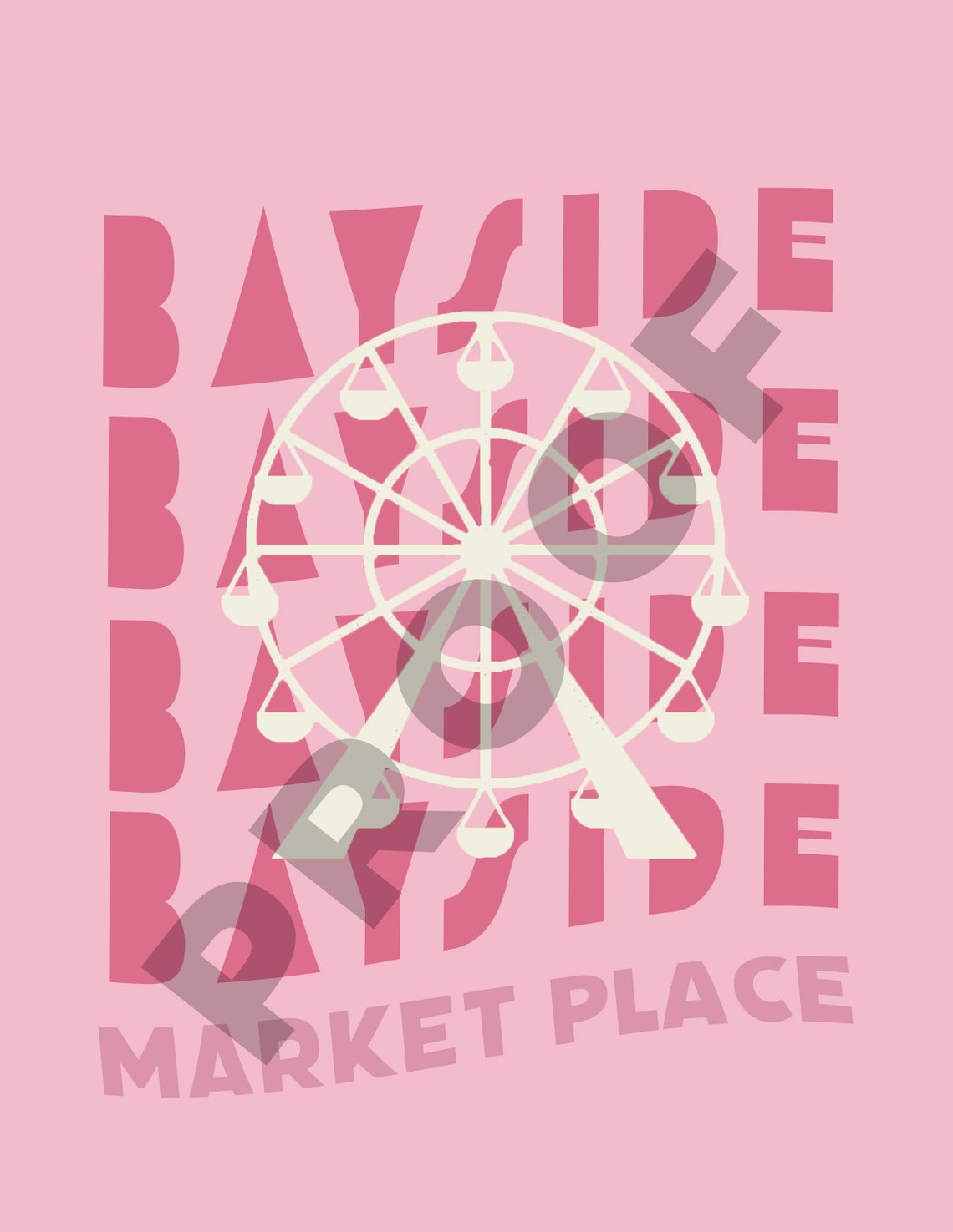 Miami Prints | Bar Cart Poster Designs for University of Miami | Pink ...