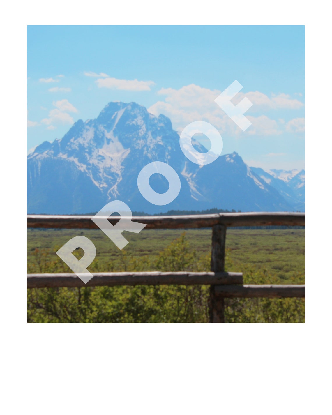 National Park Polaroid Posters (set of 3) | Grand Teton National Park ...