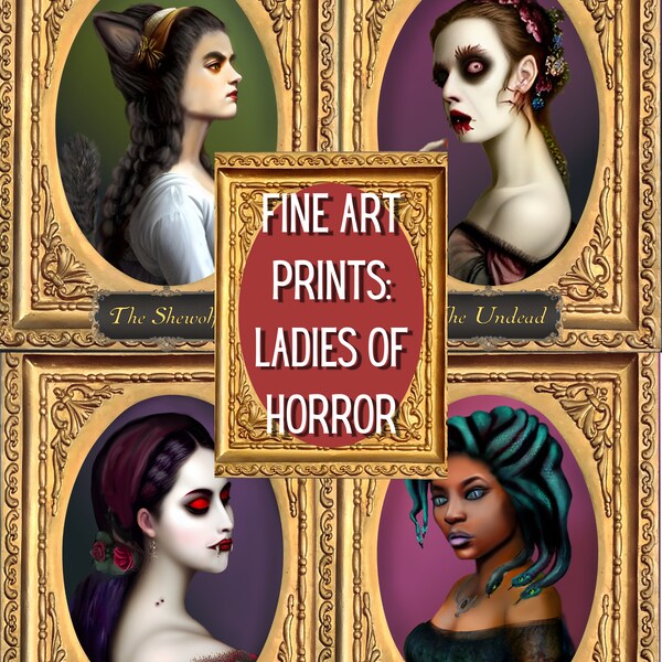 Horror Portraits - Etsy