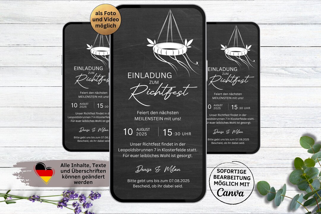 Invitation to the Topping-out Ceremony | Digital Ecard to Send via ...