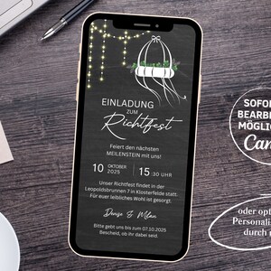 Invitation to the Topping-out Ceremony Table of Lights - Etsy