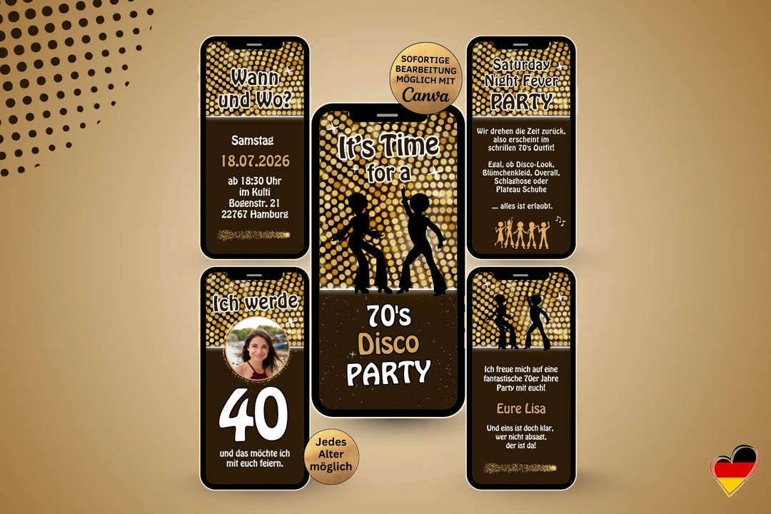 70s Disco Saturday Night Fever Ecard | Retro Birthday Theme Party ...