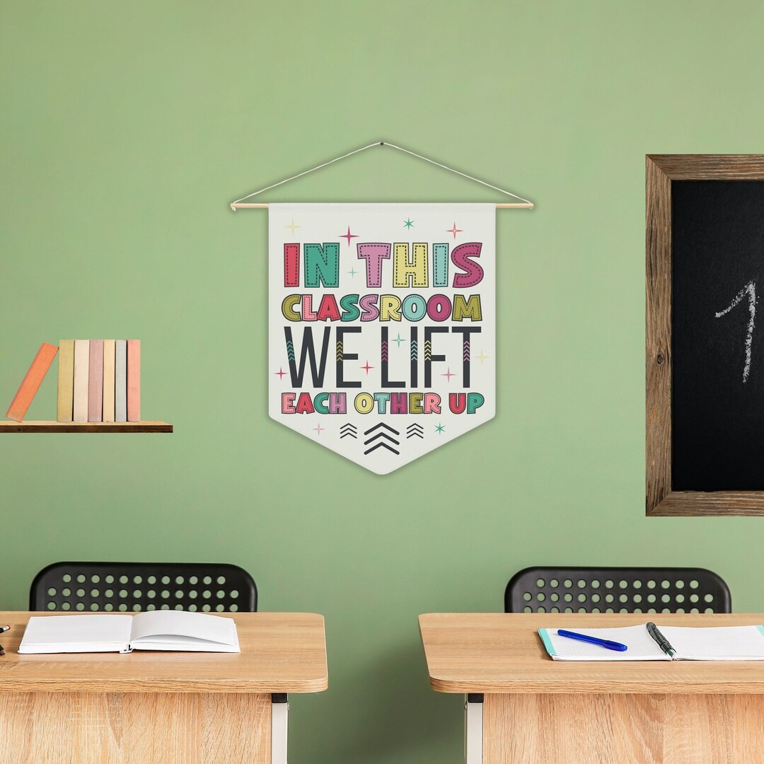 Cute Teacher Classroom Elementary School Positivity Wall Hanging ...
