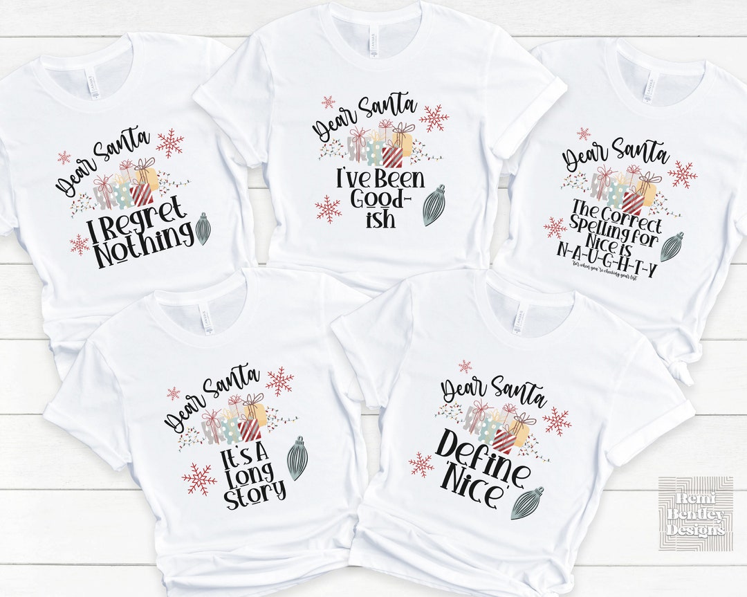 Funny Dear Santa Family Group Christmas Shirt Matching Family Etsy funny-dear-santa-family-group-christmas-shirt-matching-family-etsy