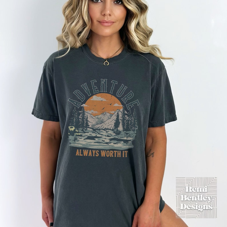 Nature Adventure Shirt. Scenic Hiking Camping Tee. Wanderlust ...