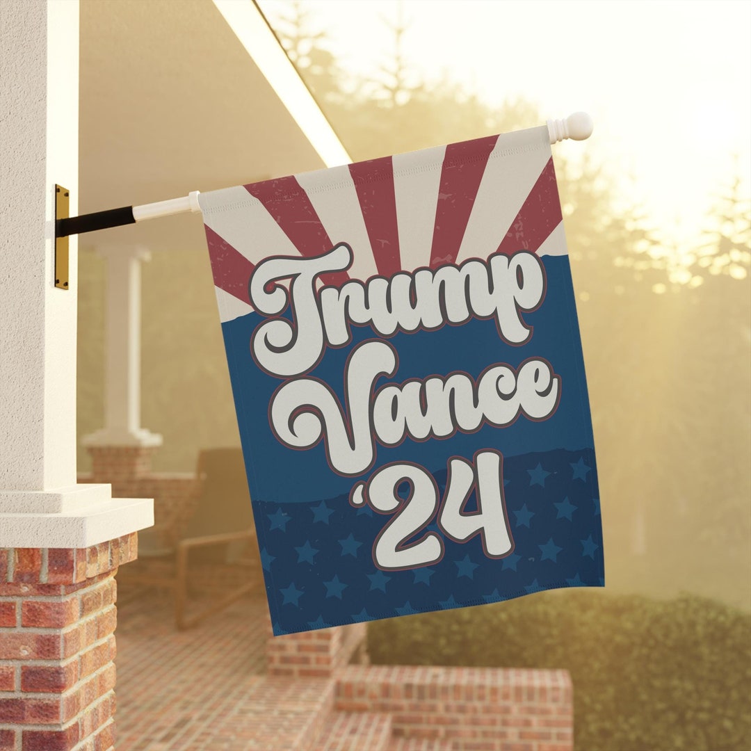Trump Vance Presidential Election Flag, Republican Election Season ...