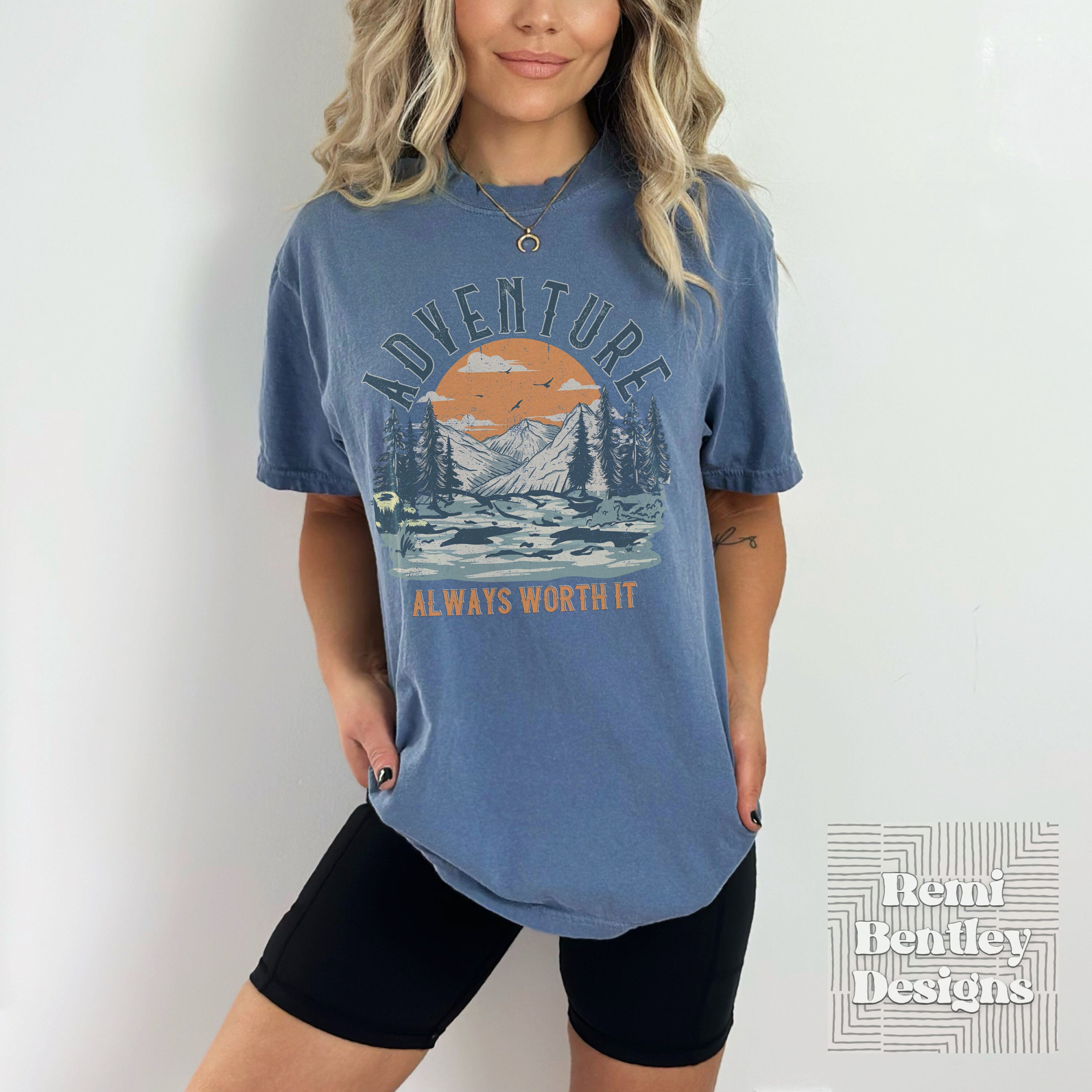 Nature Adventure Shirt. Scenic Hiking Camping Tee. Wanderlust ...