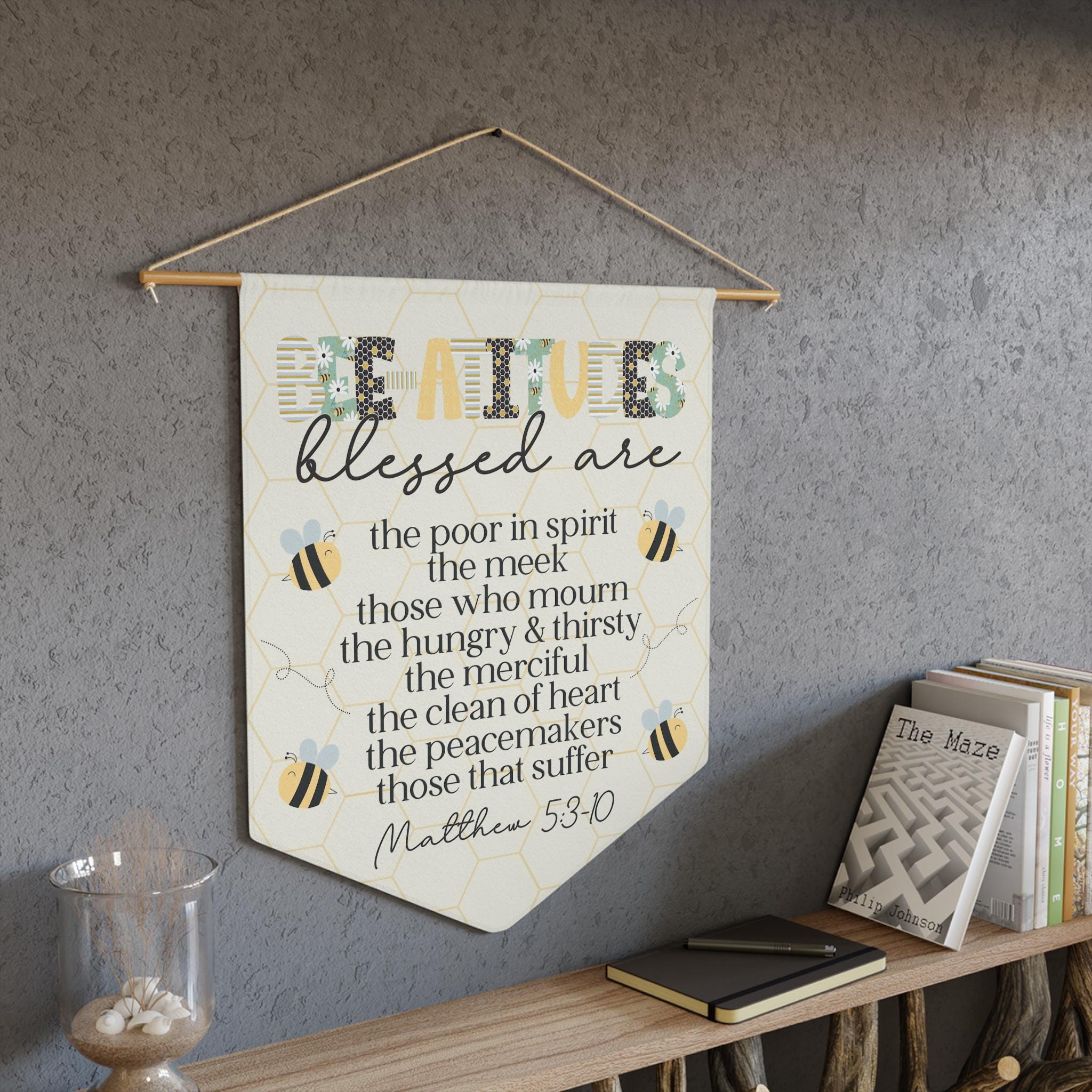 Bible Verse Wall Decor, Beatitudes Children's Ministry Decor, Sunday ...