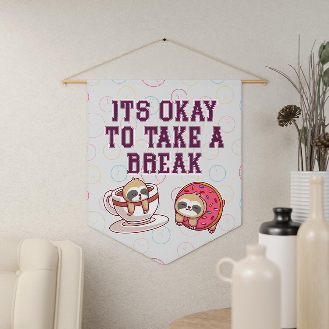 Cute Sloth Classroom Pennant Flag, Positivity Classroom Decor ...