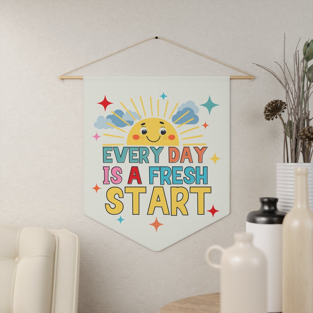Cute Teacher Classroom Elementary School Positivity Wall Hanging ...