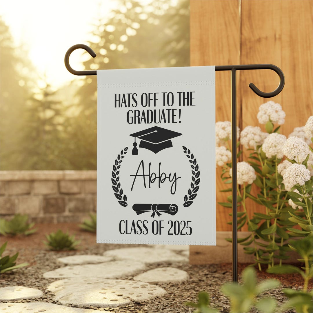 Custom Graduation Flag, High School Grad Yard Sign, College Grad Flag ...