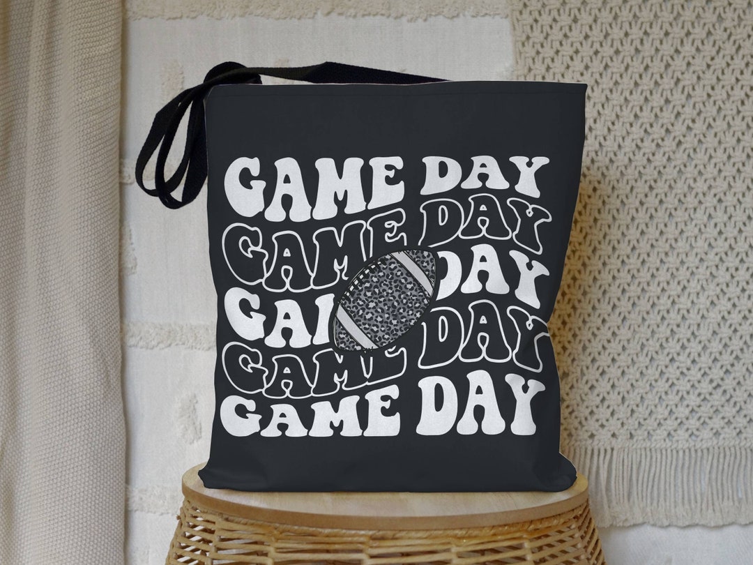 Game Day Football Tote Bag. Gameday Bag for Mom. High School Football ...