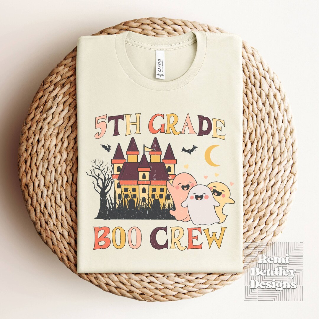 Boo Crew Teacher Halloween Shirt, Elementary Teachers Spooky Season ...