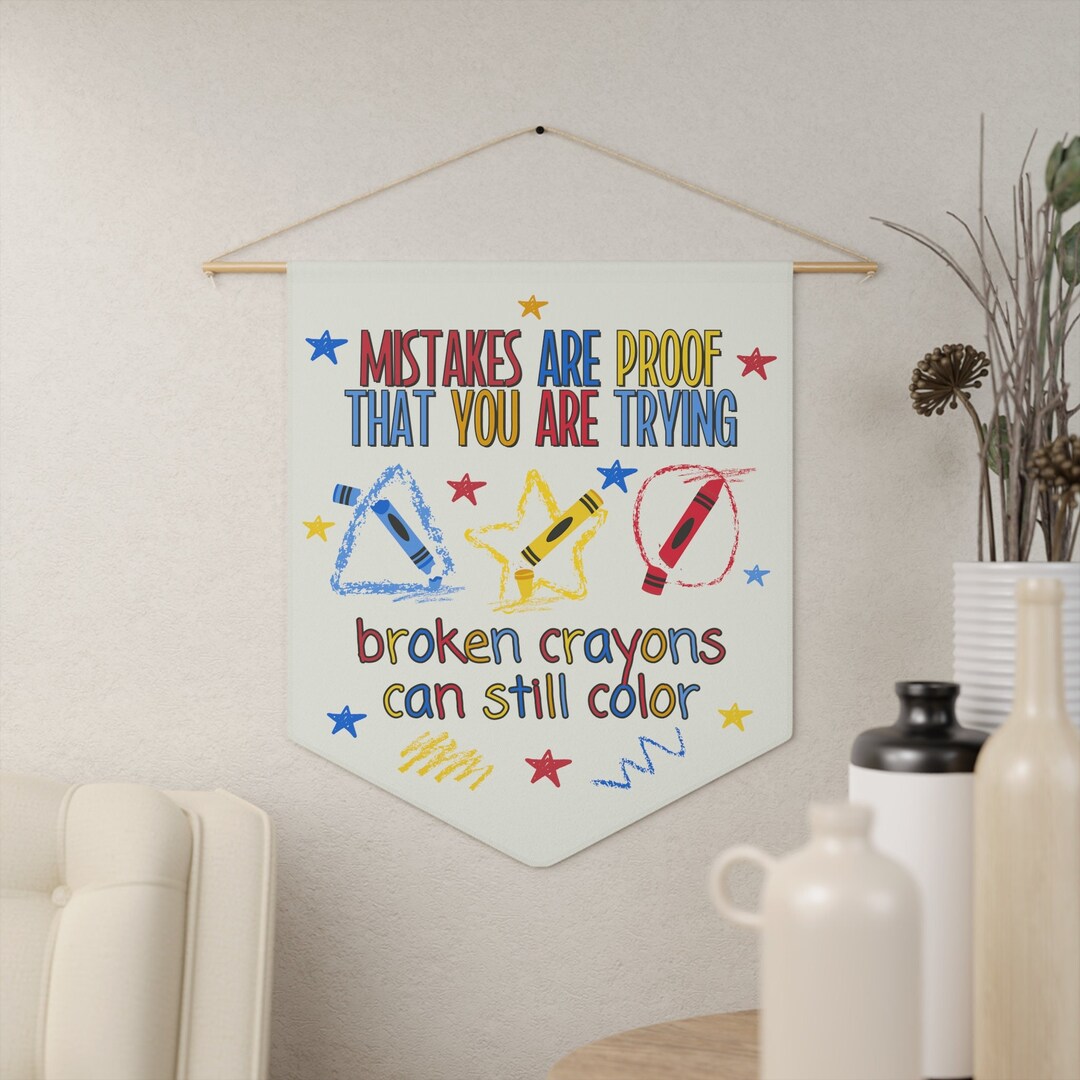 Elementary Classroom Wall Decor Pennant. Cute Teacher Classroom ...