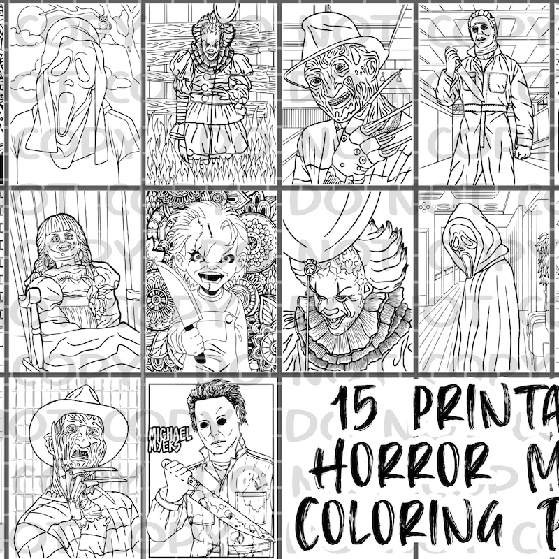 Coloring Pages Gangster - Etsy