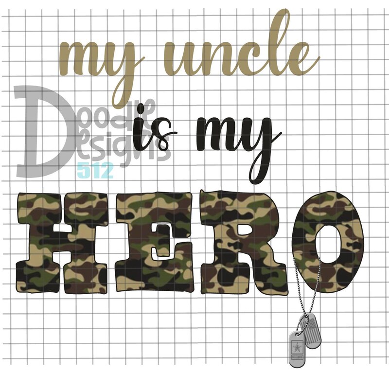 My Uncle is Army - Etsy