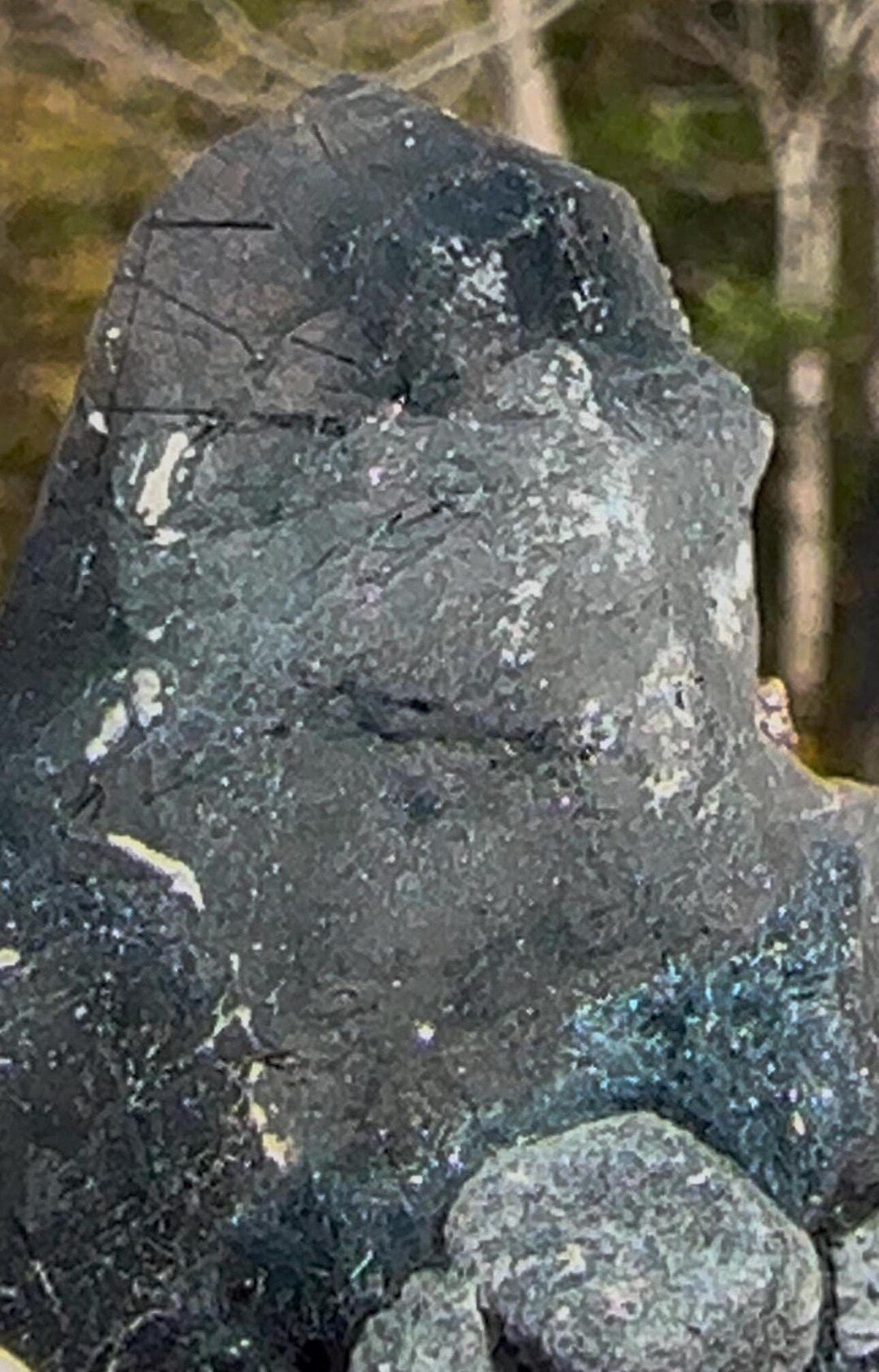 50 Grams of Blue / Black Riebeckite Included Quartz From Pakistan - Etsy