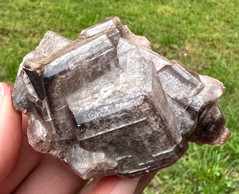 New Find Hematoid QR Code Square Red Benz Chocolate Calcite - Etsy