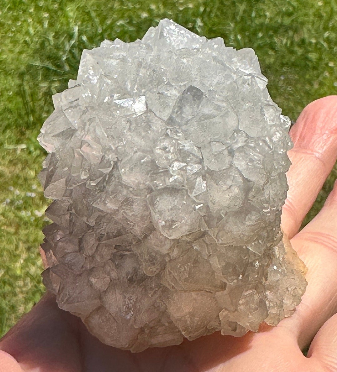 303 Grams Natural Blue/gray Anandalite Quartz: Cabinet Size From India ...