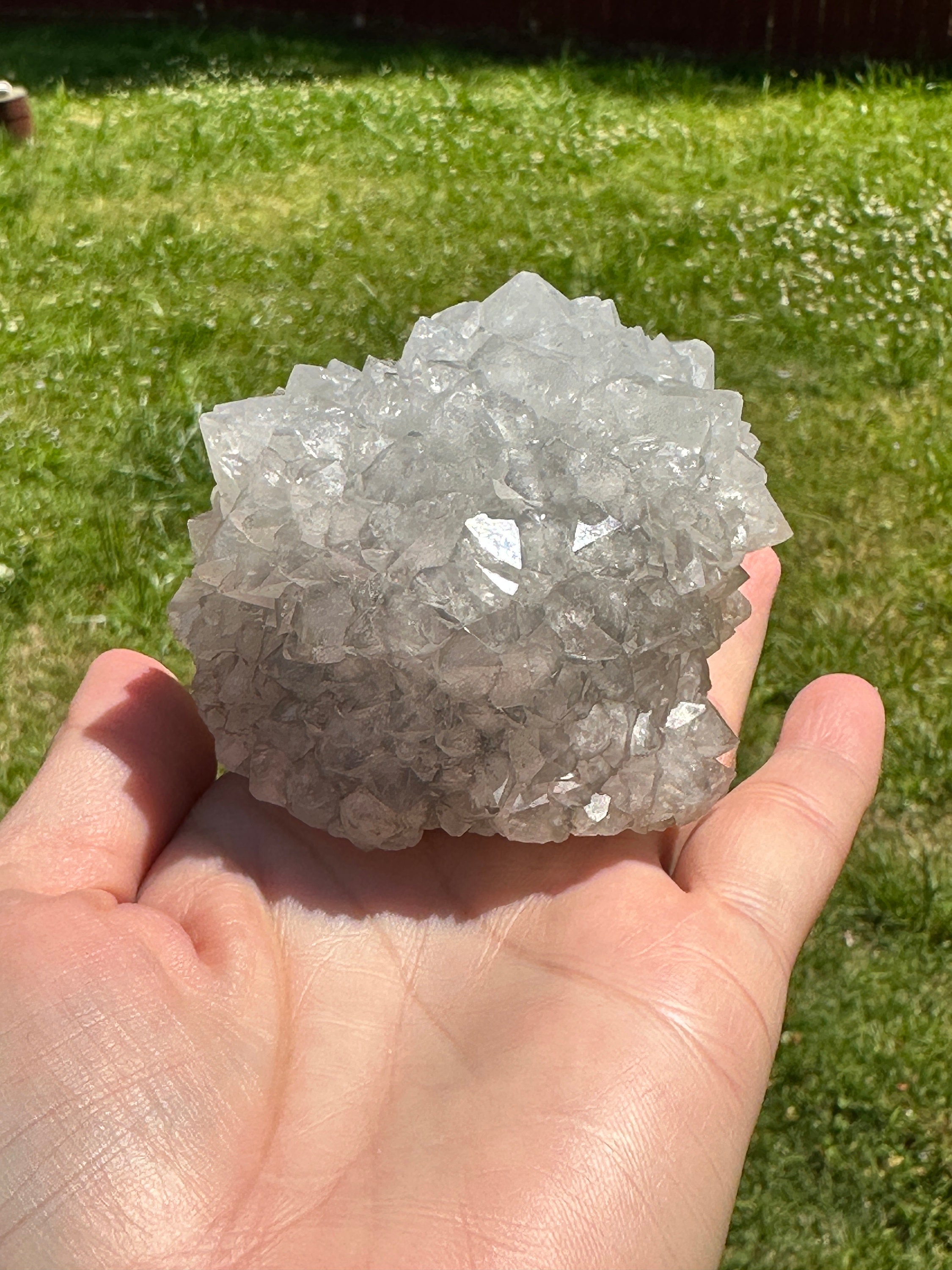303 Grams Natural Blue/gray Anandalite Quartz: Cabinet Size From India ...