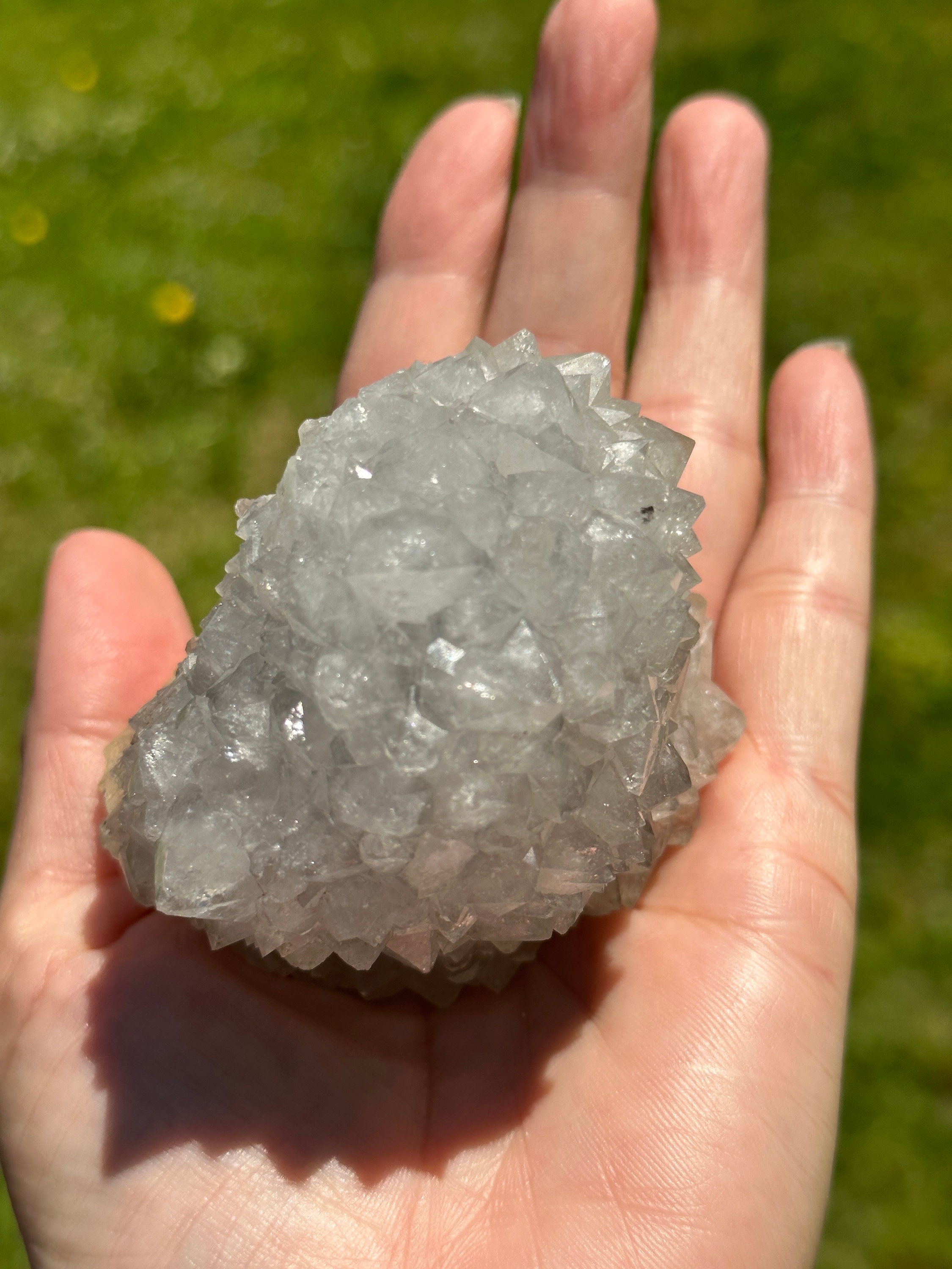 303 Grams Natural Blue/gray Anandalite Quartz: Cabinet Size - Etsy