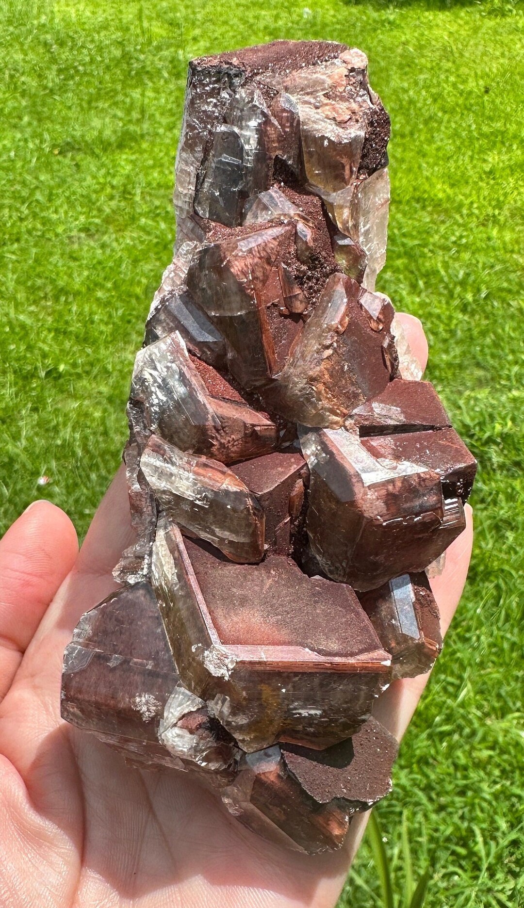 349 Grams Natural Specimen of a New Find Hematoid, Square, QR Code ...