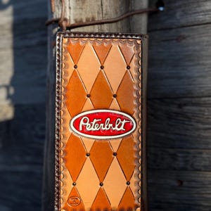 Custom Hand Tooled Leather Roper Wallet - Etsy