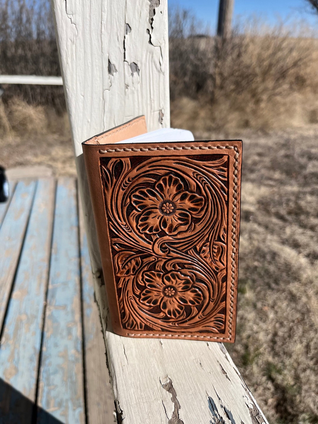 Leather Field Note Notebook Cover - Etsy