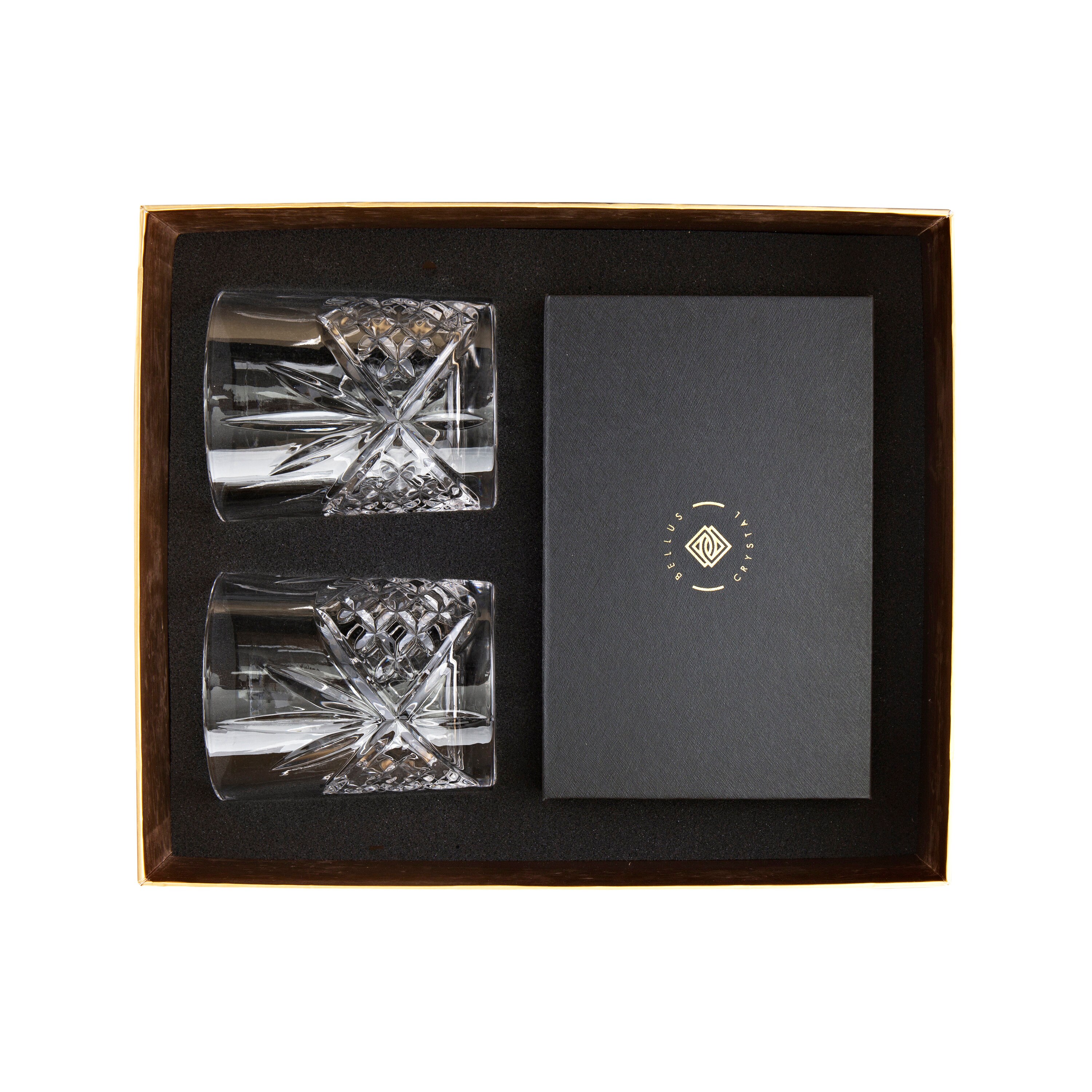 Whisky Glass Gift Set Rock Glass Set Etched Glass Highball Glass Set ...