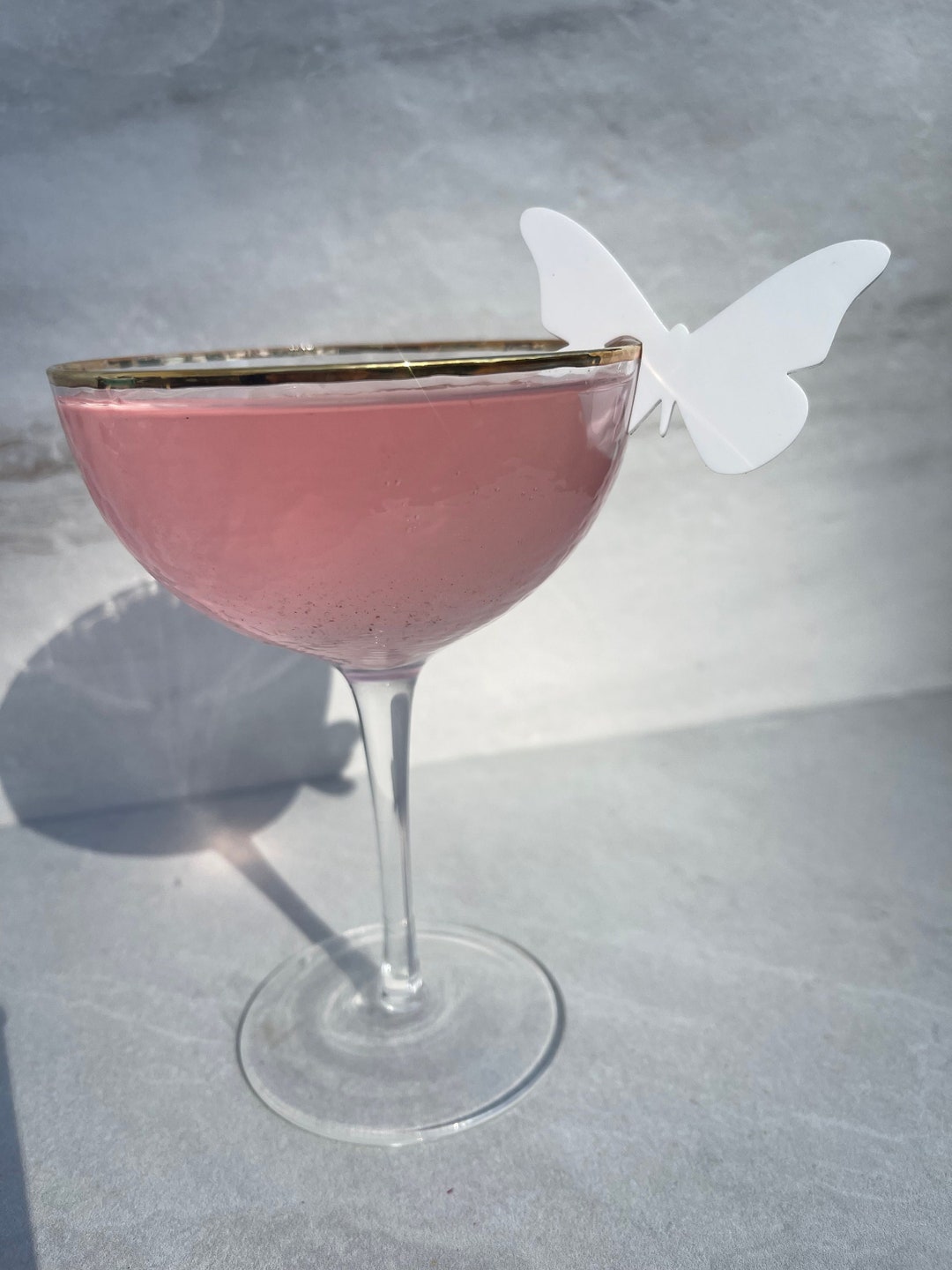 Butterfly Drink Tags, Butterfly Drink Clip, Garden Party, Butterfly ...