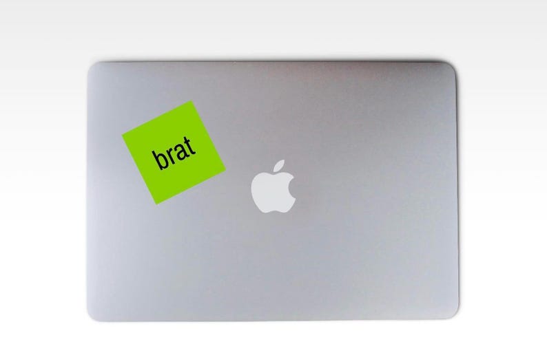 Trendy Charli XCX brat Sticker, Viral Laptop Decal Sticker - Etsy