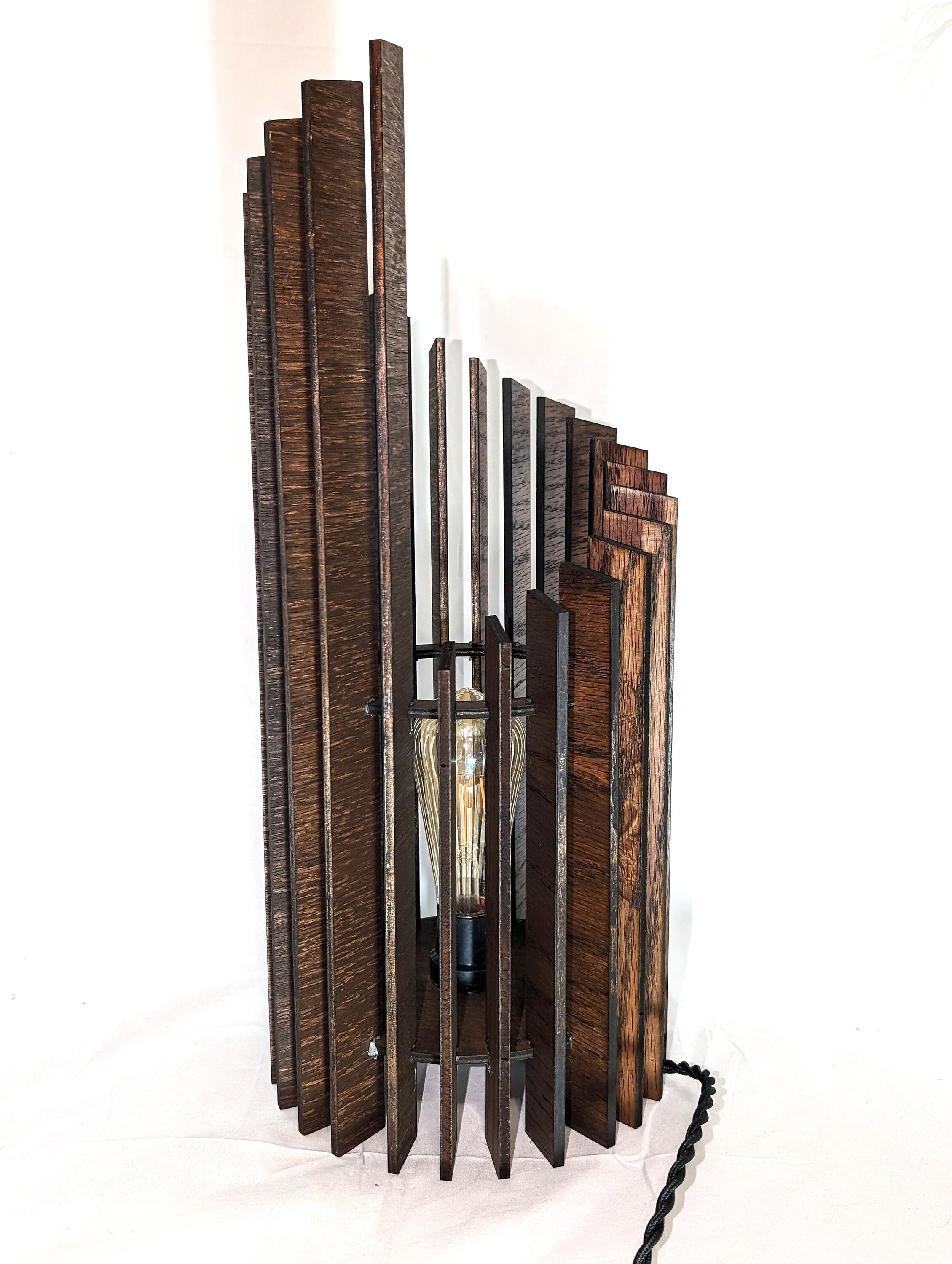 Geometric Laser Cut Lighting Unique Hanging/tabletop Wood Decor - Etsy