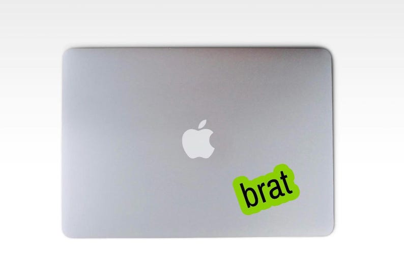 Trendy Charli XCX brat Sticker, Viral Laptop Decal Sticker - Etsy