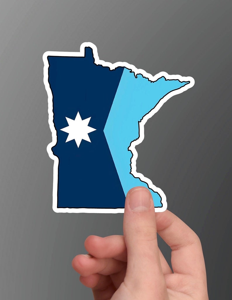NEW Minnesota State Flag Sticker: Show Your State Pride With This ...