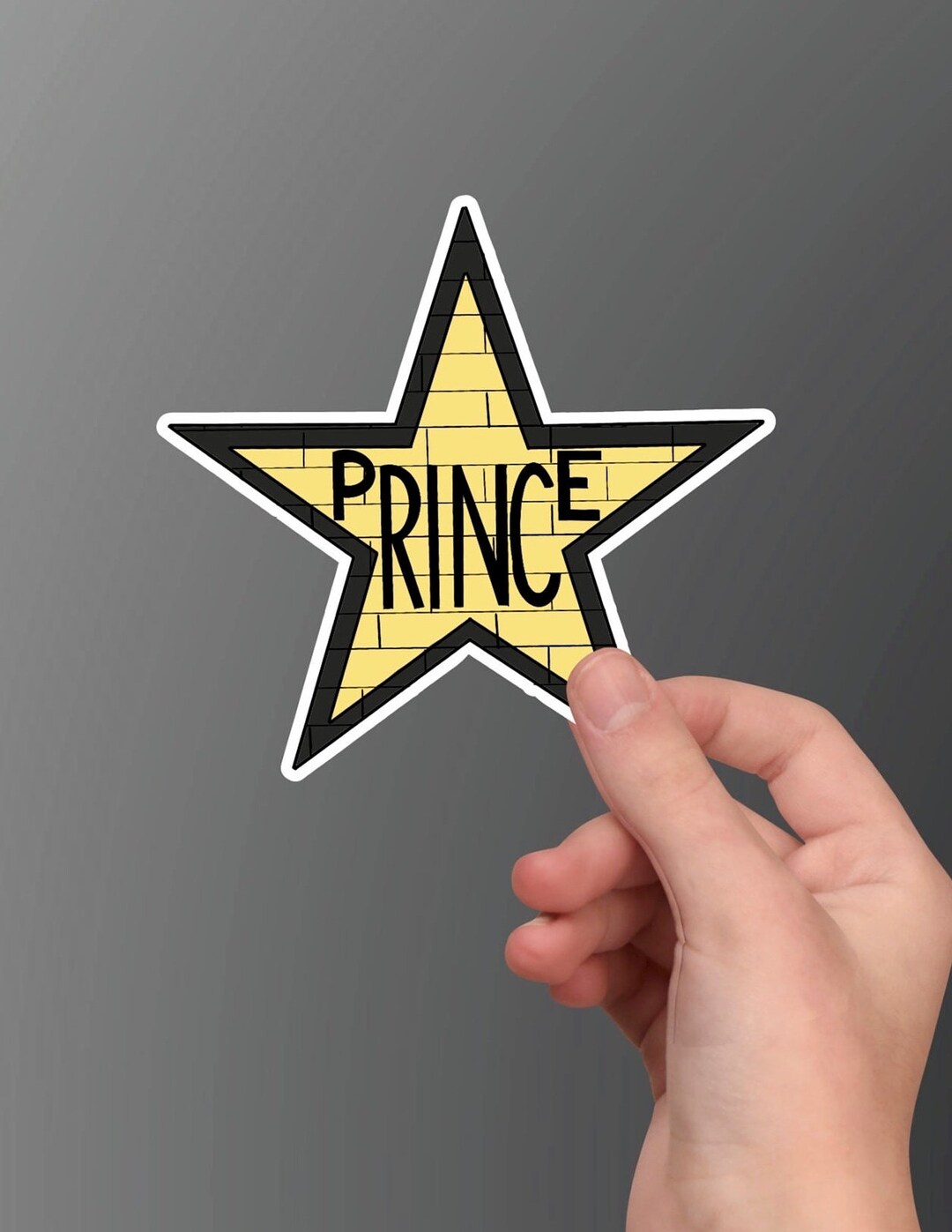 Prince Tribute Sticker: Iconic Gold Star at First Avenue - Etsy
