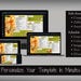 Digital Menu Display Template Static Menu Board Food Menu Monitor ...