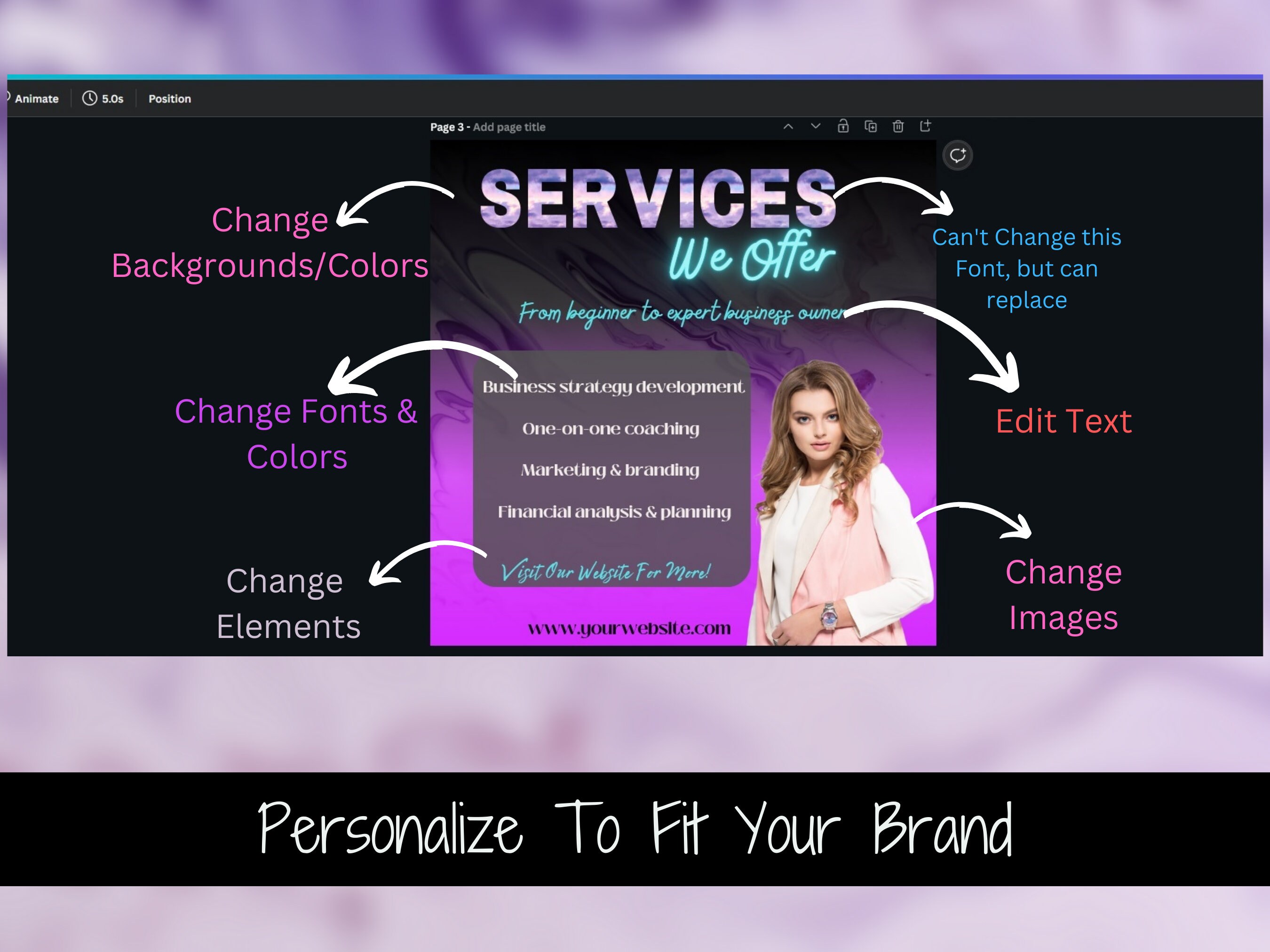 Business Masterclass Flyer Templates Coaching Course Promotional Flyer ...