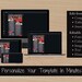 Digital Display TV Menu Board Template Static Digital Menu Board ...