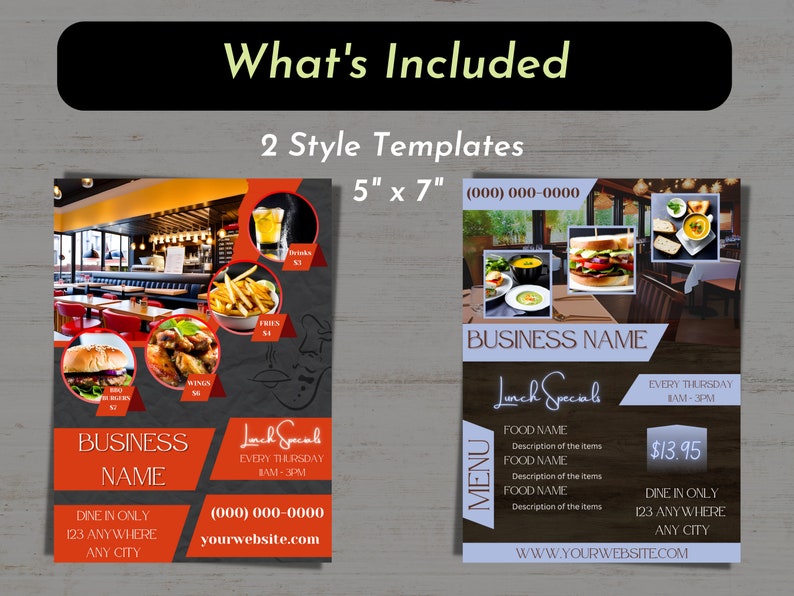 Flyer Template Event Printable Special Deal Promotional Flyer Templates ...