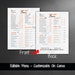 Take Out Menu Template Printable Double Side Food Menu Price List ...