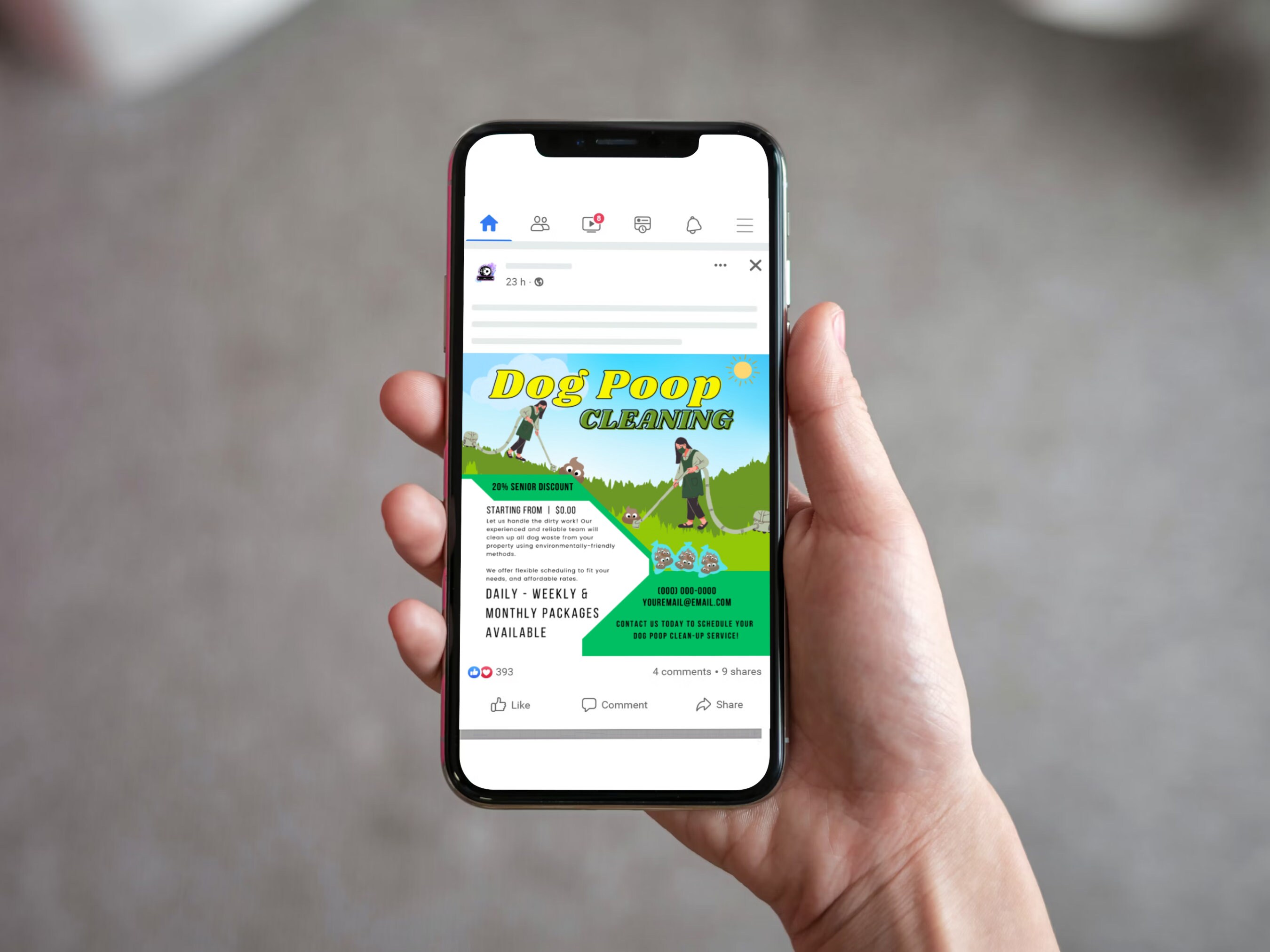 Dog Poop Cleaning Service Flyer Dog Poop Clean up Flyer Template Dog ...