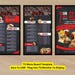 Digital Display TV Menu Board Template Static Digital Menu Board ...