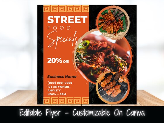 Food Flyer Design Background