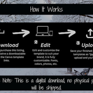 Snow Removal Services Flyer Template Editable Service Flyer Snow Shovel ...