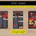 Digital Display TV Menu Board Template Static Digital Menu Board ...