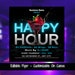 Happy Hour Flyer Template, Bar Specials (canva Editable) - Etsy