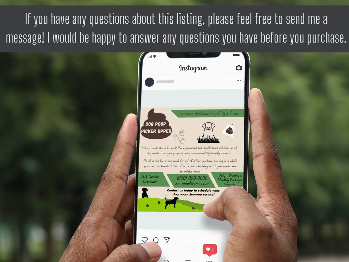 Dog Poop Cleaning Service Premade Dog Poop Scooping Flyer Templates ...