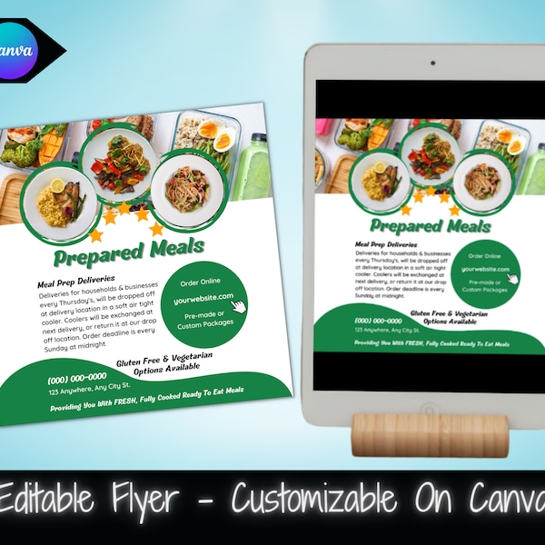 Meal Prep Flyer - Etsy