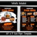 Printable Food Menu Flyer Template 2 Sided Food Menu Template Food Sale ...